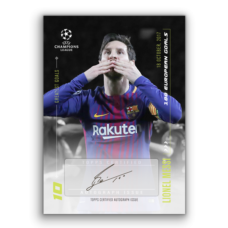 TOPPS « DESIGNED BY LIONEL MESSI » : coup d’œil