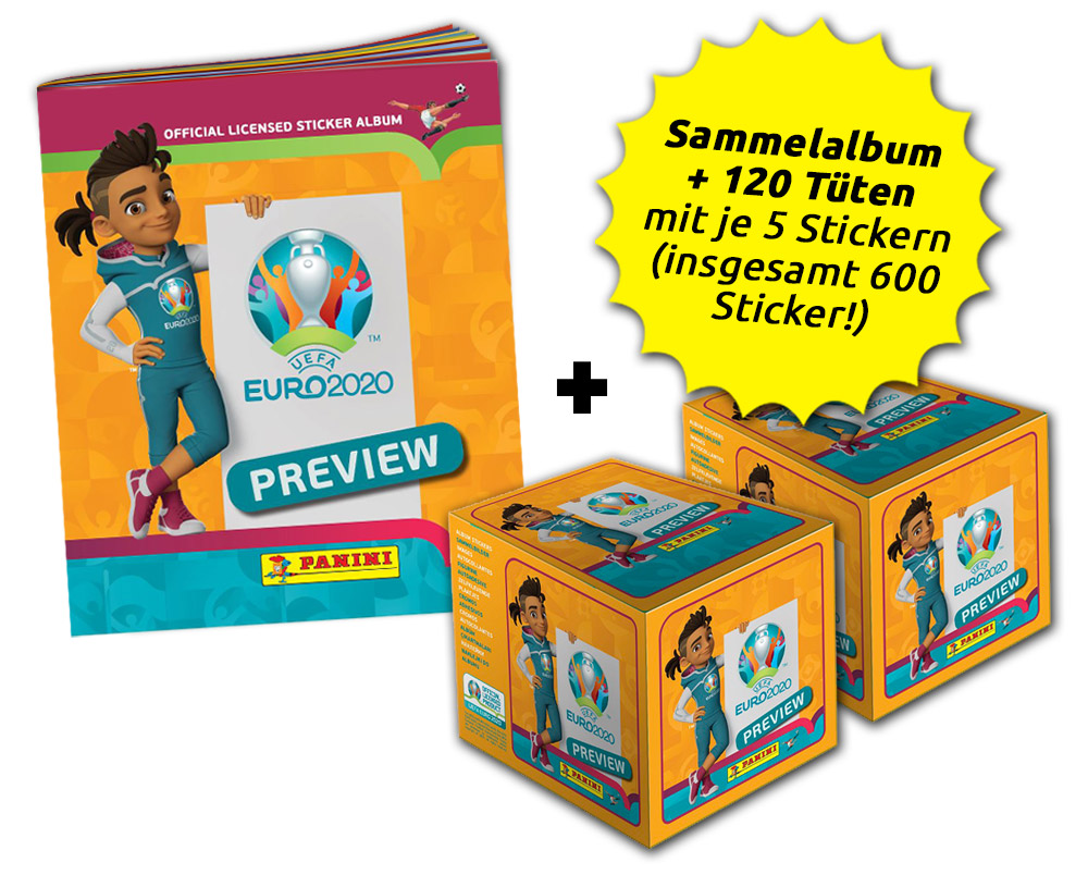 PANINI « UEFA EURO 2020 PREVIEW COLLECTION STICKERS » : la version ...