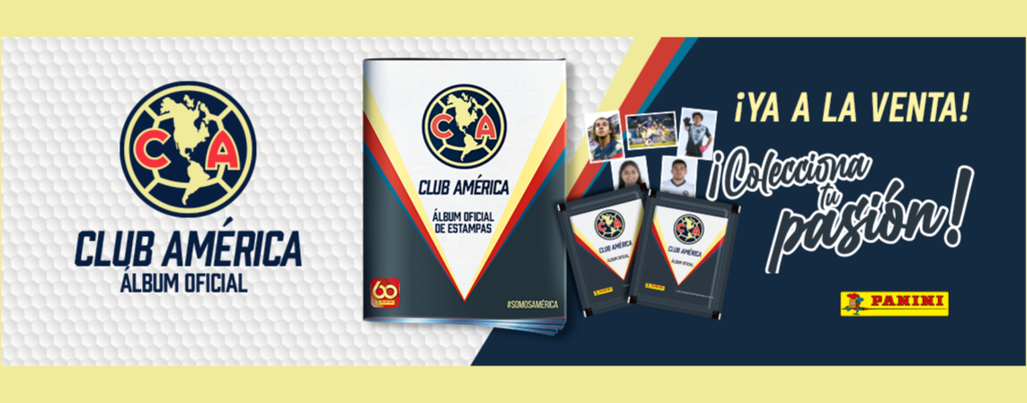 PANINI « CLUB AMERICA ALBUM OFICIAL » : fiche signalétique (Mexique)