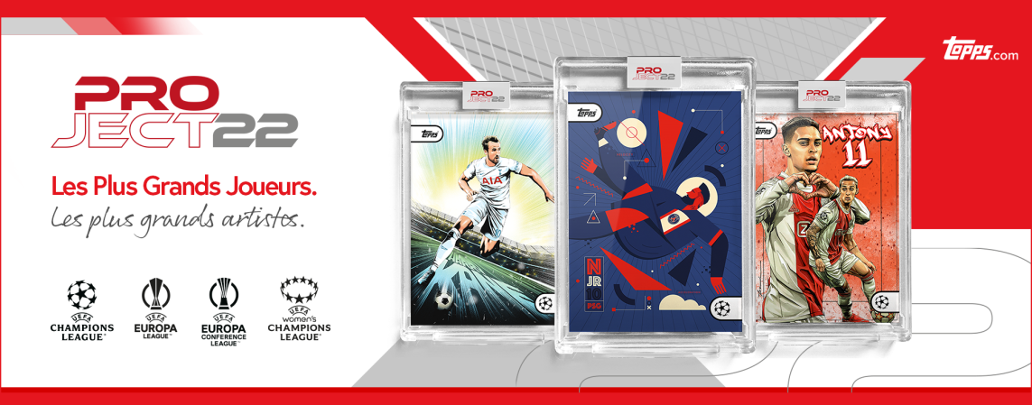 TOPPS « UEFA PROJECT22 » : visuel des cartes de la semaine 2 (26/07)