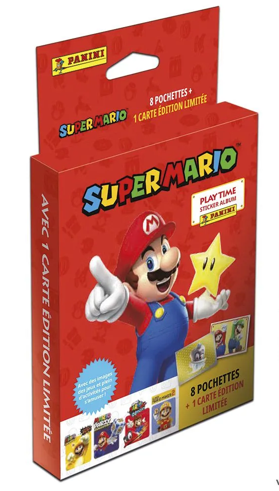 PANINI « SUPER MARIO PLAY TIME STICKERS » : fiche signalétique (France)