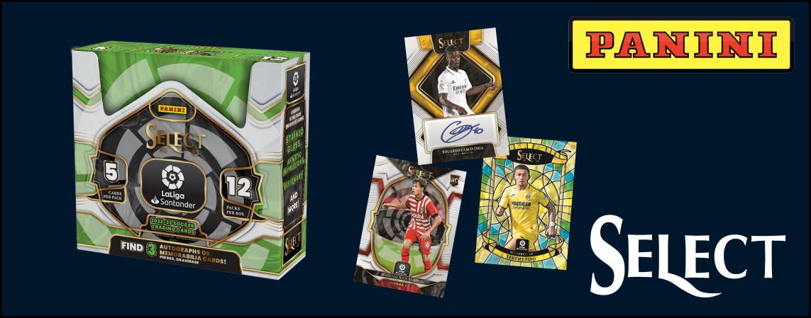 PANINI SELECT « LA LIGA SANTANDER 2022-23 SOCCER CARDS » : fiche ...
