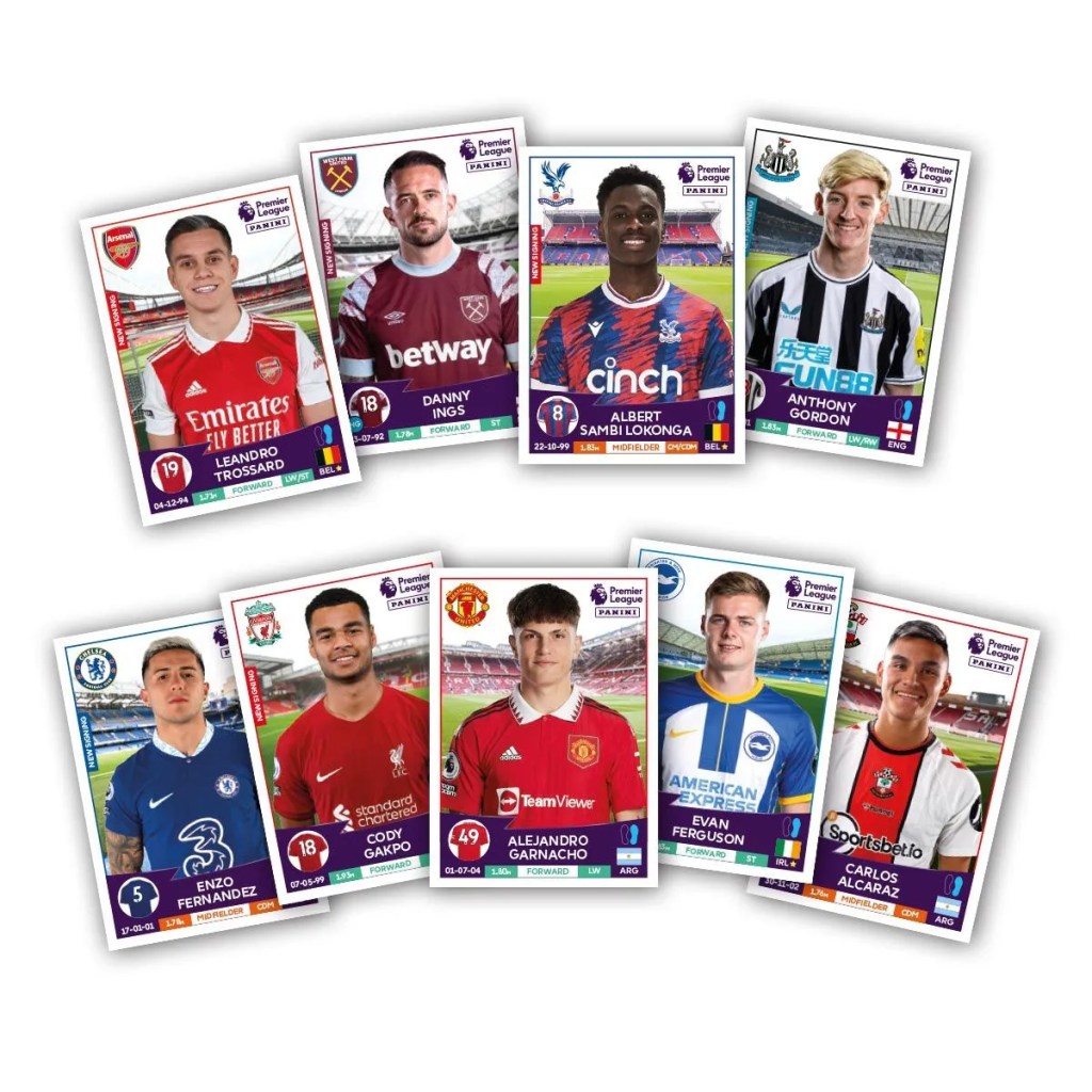 PANINI « PREMIER LEAGUE STICKERS 2023 » : mise à jour (Angleterre ...