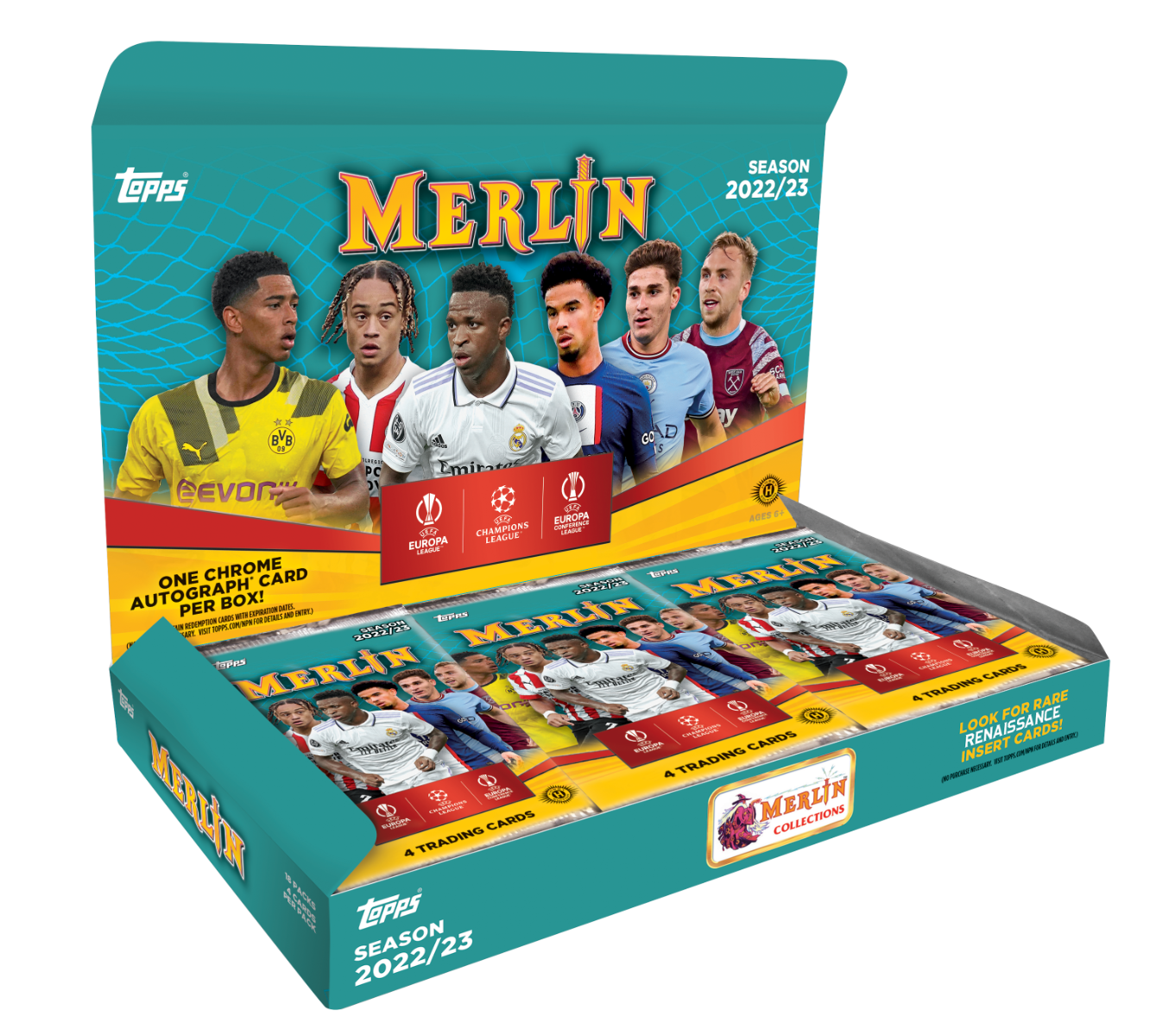 TOPPS MERLIN CHROME « UEFA CLUB COMPETITIONS 2022/23 SOCCER CARDS ...