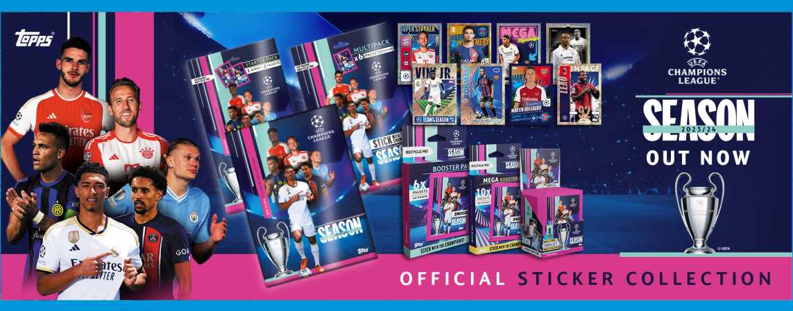 TOPPS « UEFA CHAMPIONS LEAGUE 2023/24 STICKER COLLECTION » : fiche ...