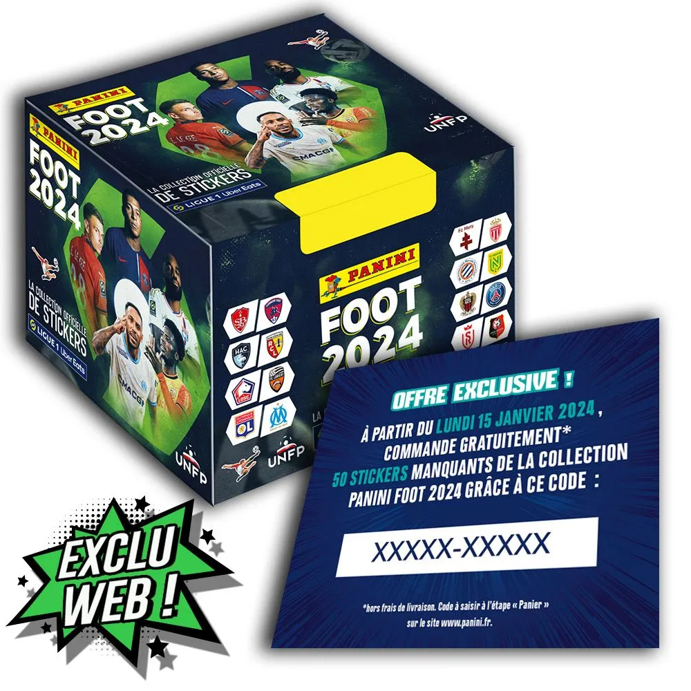 PANINI « FOOT 2024 LIGUE 1 UBER EATS STICKERS » : fiche signalétique ...