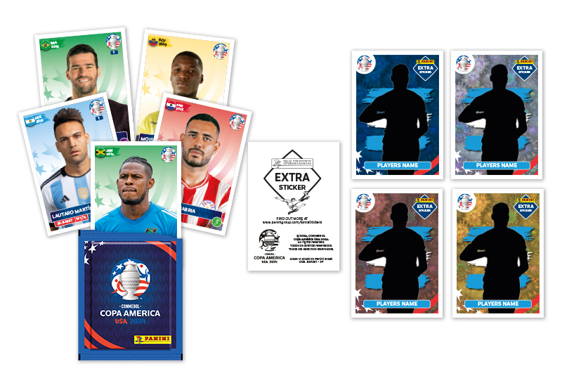 PANINI « CONMEBOL COPA AMERICA USA 2024 STICKERS » : fiche signalétique ...