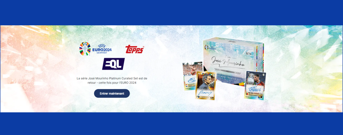 TOPPS « JOSÉ MOURINHO PLATINUM CURATED SET EURO 2024 » : coup d’œil