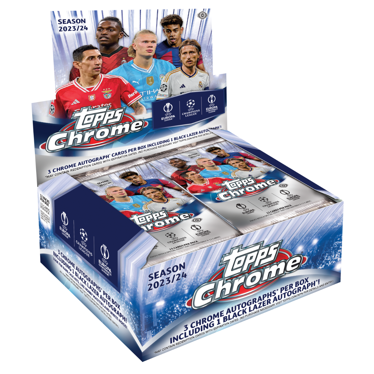 TOPPS CHROME « UEFA CLUB COMPETITIONS 2023/24 SOCCER CARDS » : fiche ...
