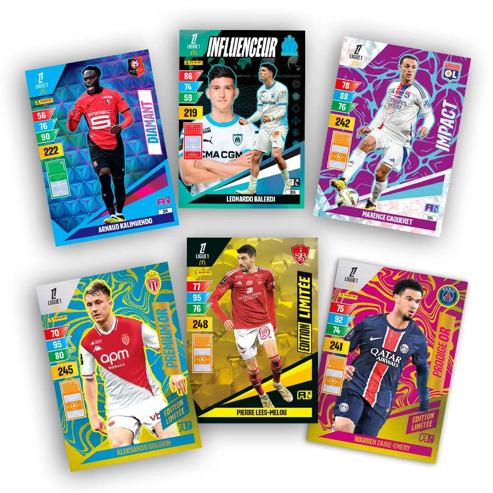 PANINI ADRENALYN XL « LIGUE 1 MCDONALD’S 2024-25 » : fiche signalétique ...
