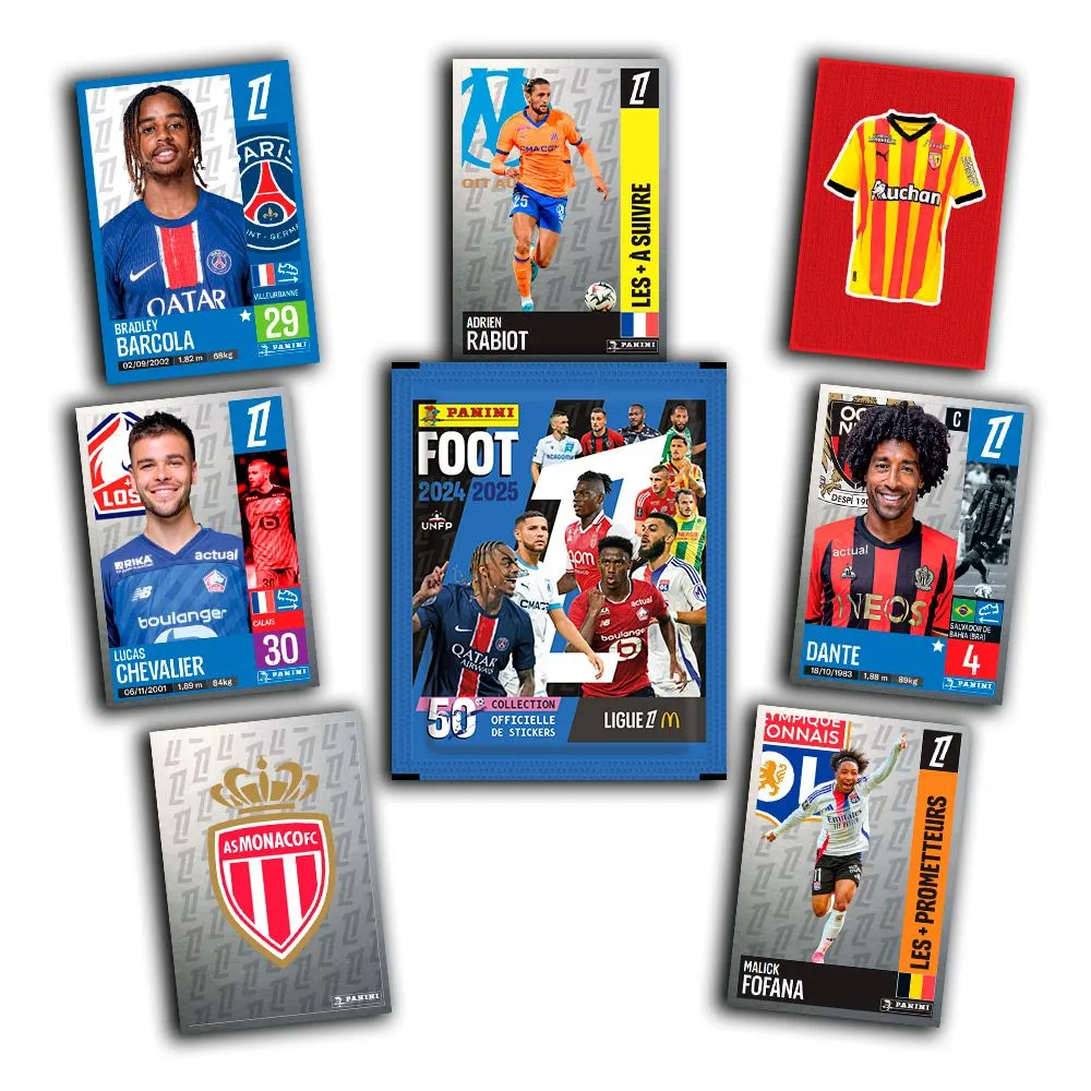 PANINI « FOOT 2025 LIGUE 1 MCDONALD’S STICKERS » : fiche signalétique ...