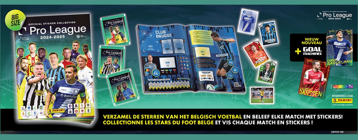 PANINI « PRO LEAGUE STICKER COLLECTION 2024-2025 » : fiche signalétique ...