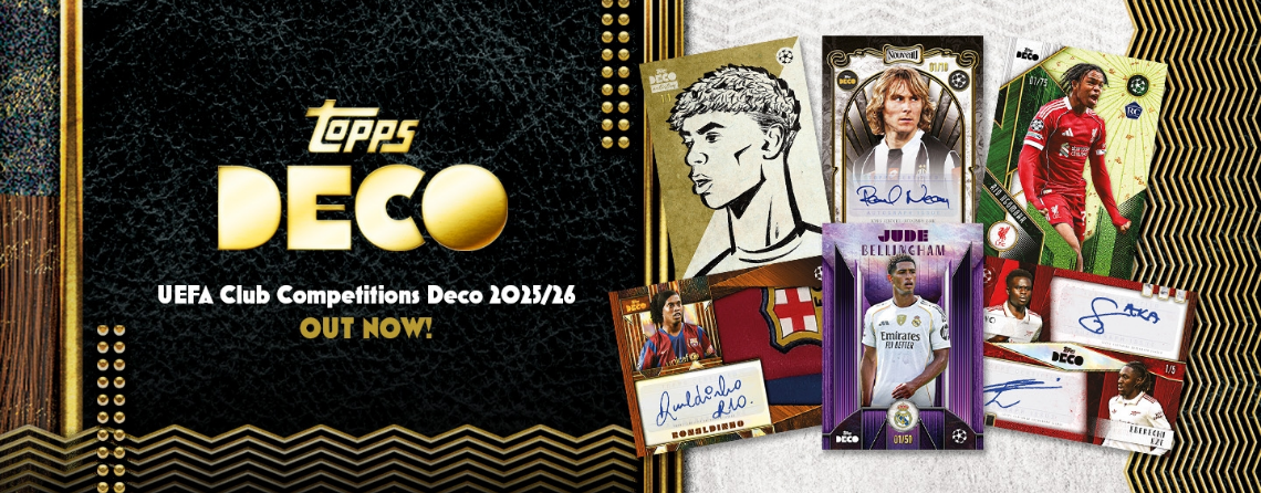 TOPPS DECO « UEFA CLUB COMPETITIONS CARD COLLECTION 2025/26 » : fiche ...