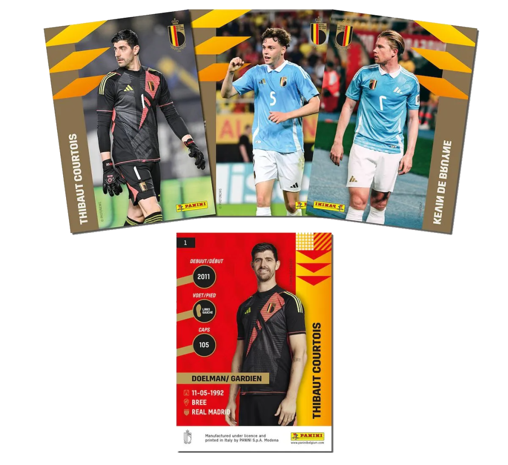 PANINI « BELGIAN RED DEVILS 2026 TRADING CARDS » : coup d’œil