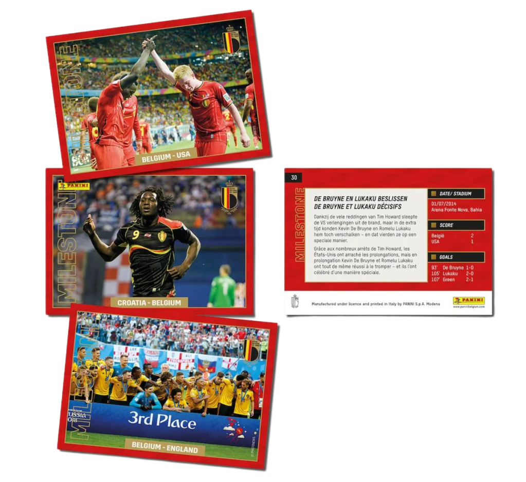 PANINI « BELGIAN RED DEVILS 2026 TRADING CARDS » : coup d’œil