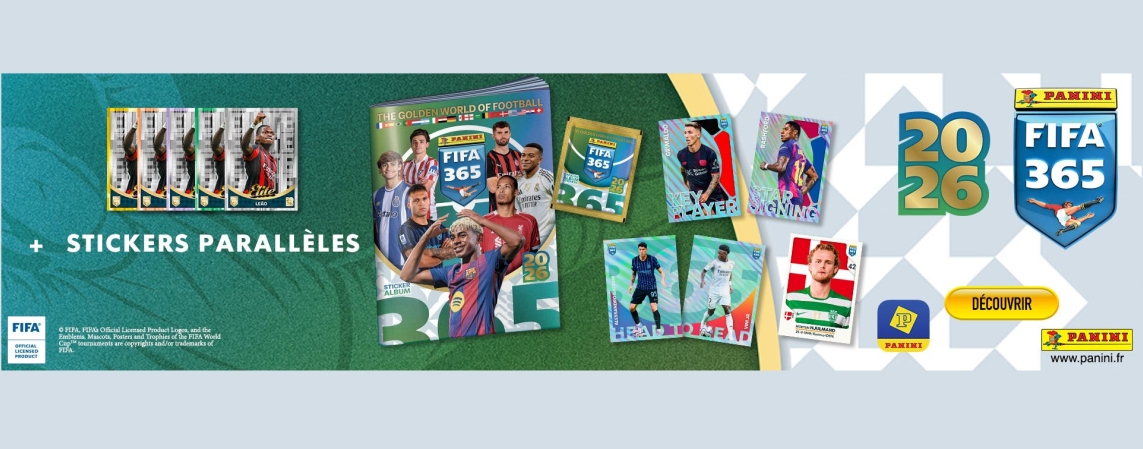PANINI « FIFA 365 STICKERS 2026 » : fiche signalétique avec check-list ...